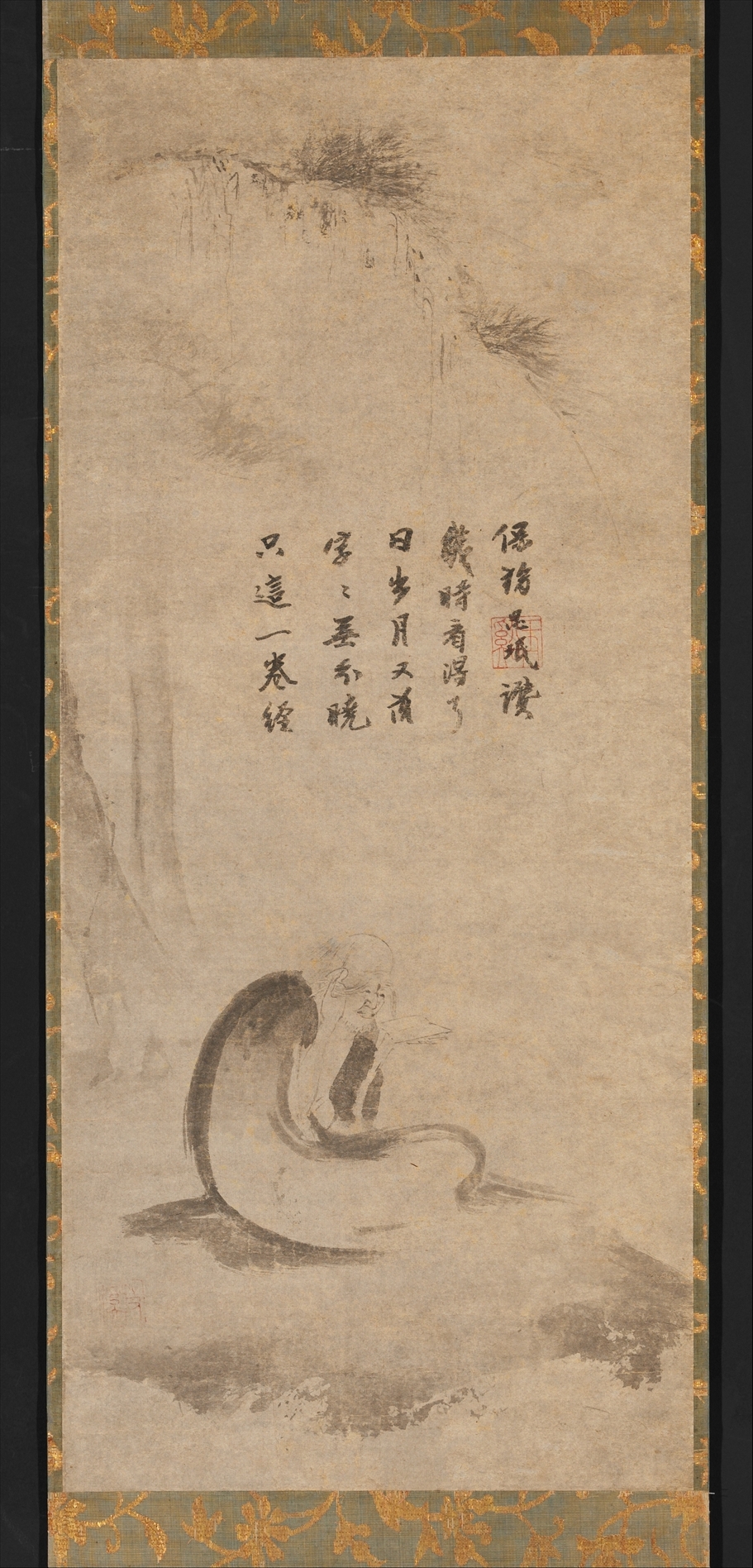 Reading a sutra by moonlight. – Buddhism now